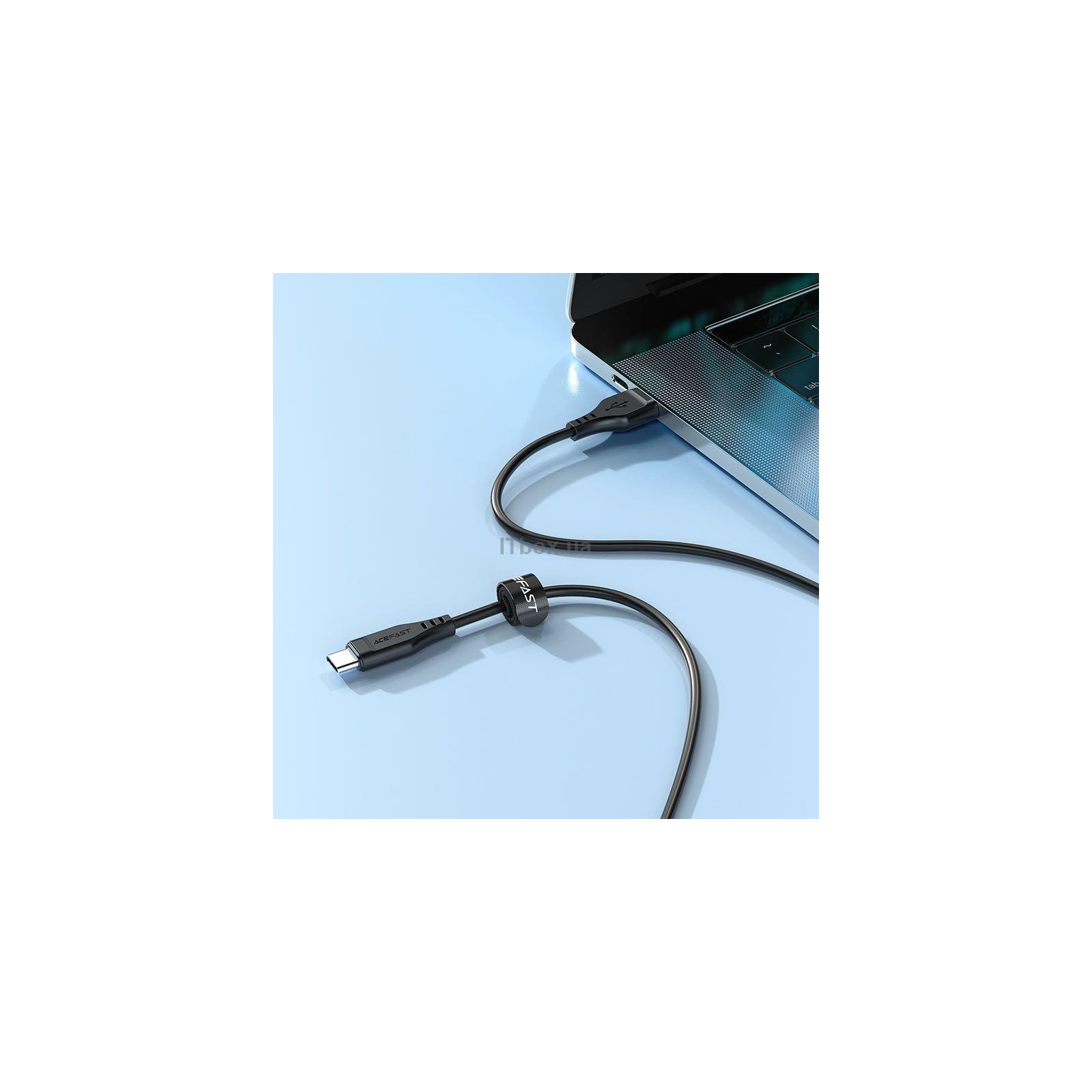 Acefast USB-C to USB-C 1.2m 3A TPE C3-03 Black 6974316280842 ⏩ Купити ...